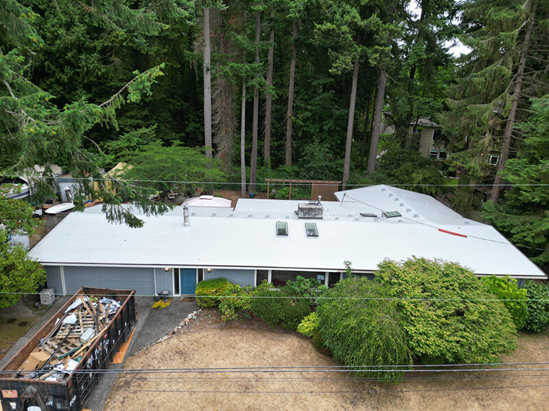 PVC Single-Ply Roofing Seattle Area | Flat Roof Solutions in King ...